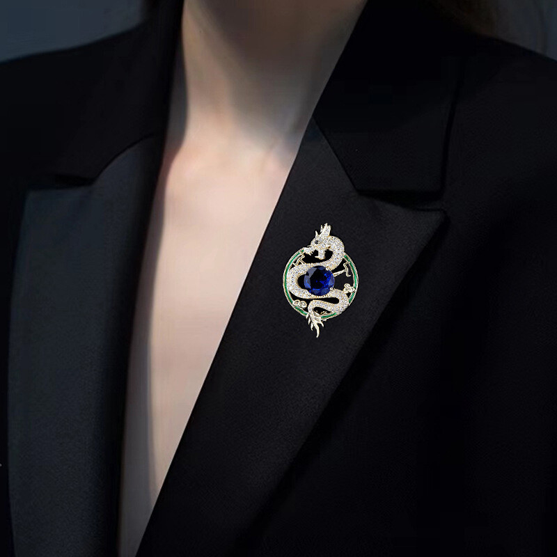 Fashion Crystal Dragon Brooches For Women Clothing Jewelry Party Accessories MEI | eBay