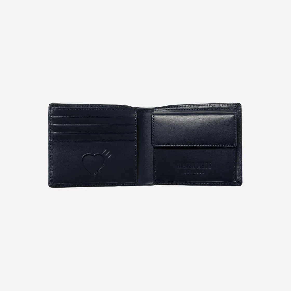 HUMAN MADE LEATHER WALLET navy-