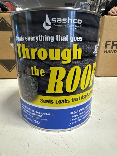 Sashco 14004 Gallon Clear Roof Sealant 31525140049 | eBay