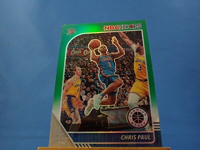 Chris Paul Hoops Premium Stock 2019-20 Green Prizm | eBay