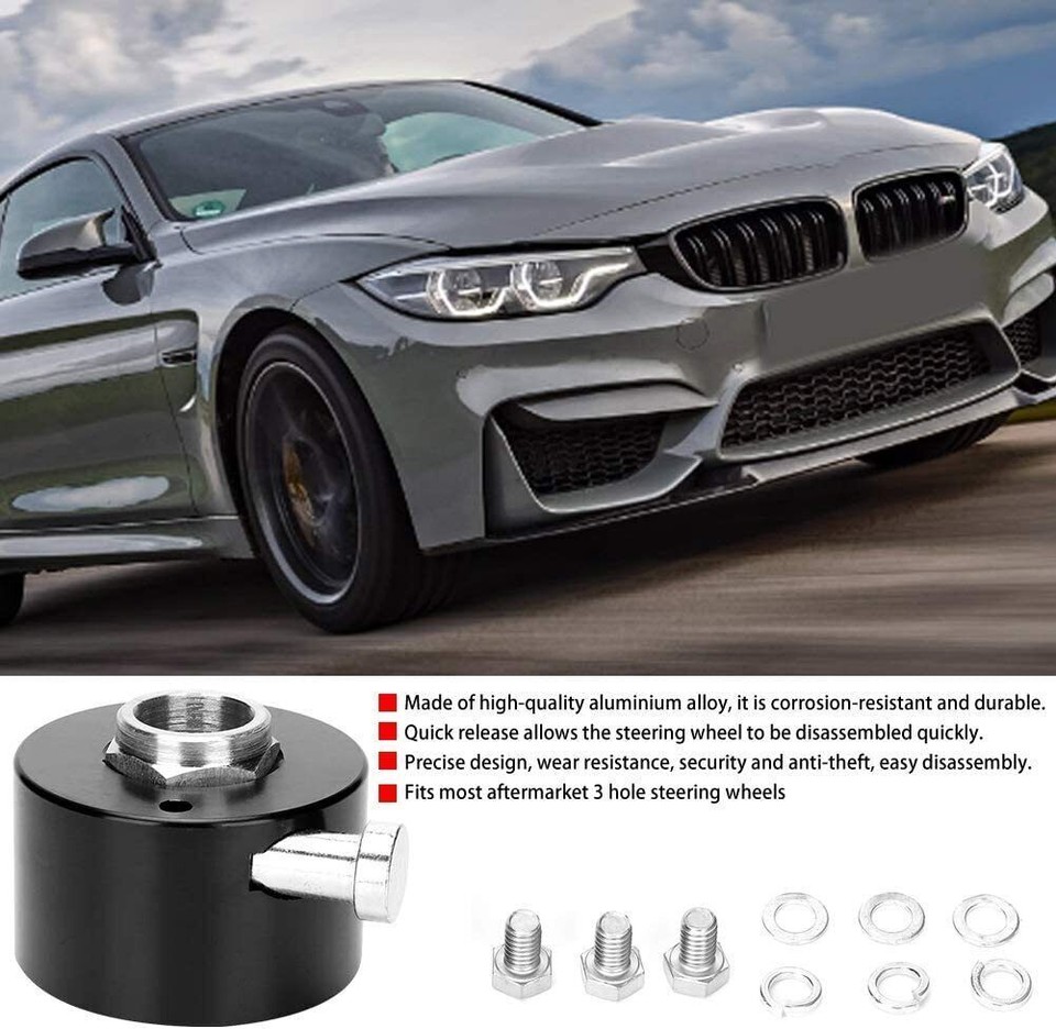 Steering Wheel Quick Release Disconnect Hub 3/4" Shaft Size Aluminum ...