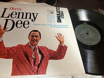 Lenny Dee HERE'S LENNY AT THE ORGAN LP Vocalion Simulated Stereo EX/EX ...