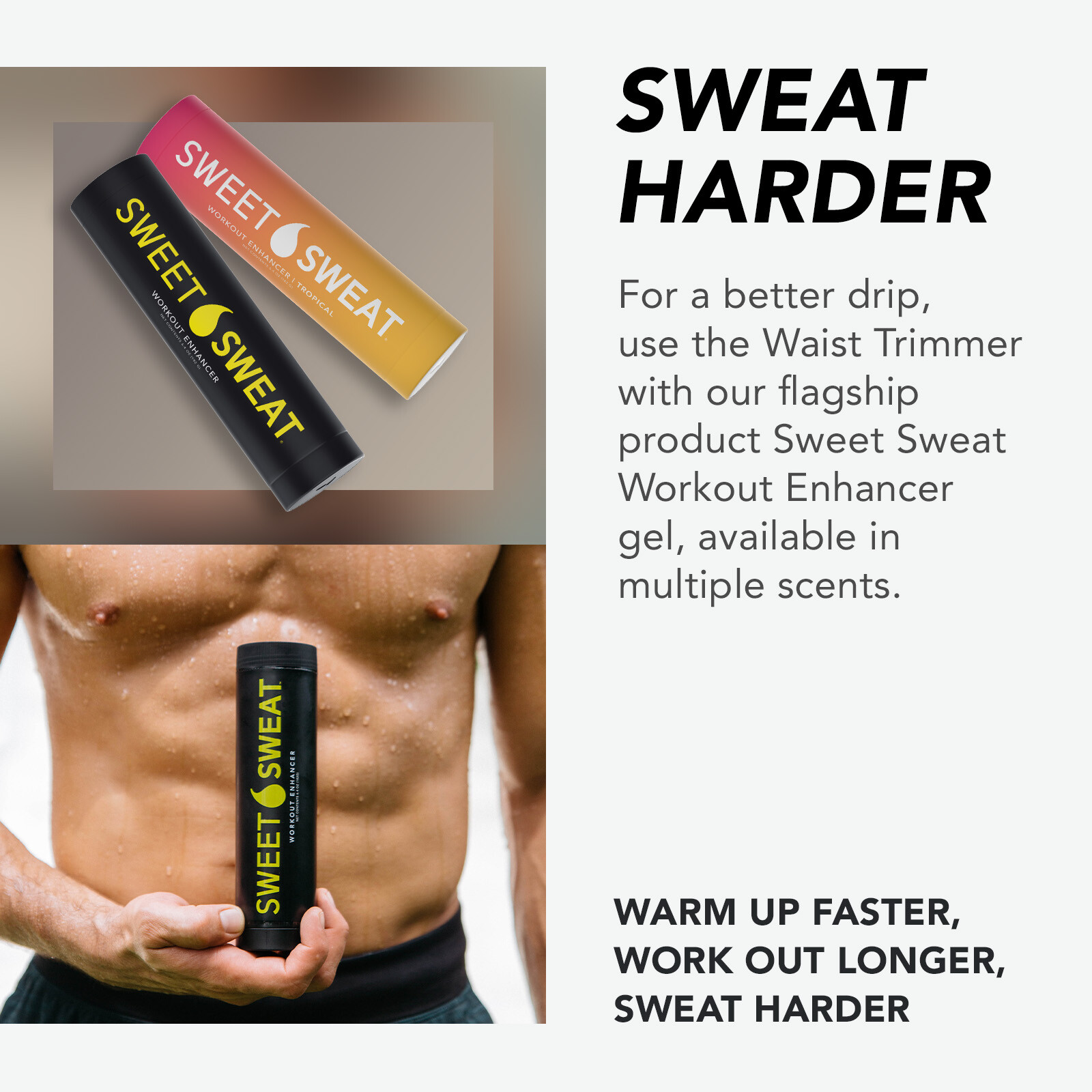 Sweet Sweat Waist Trimmer by Sports Research for Men & Women - Matte ...