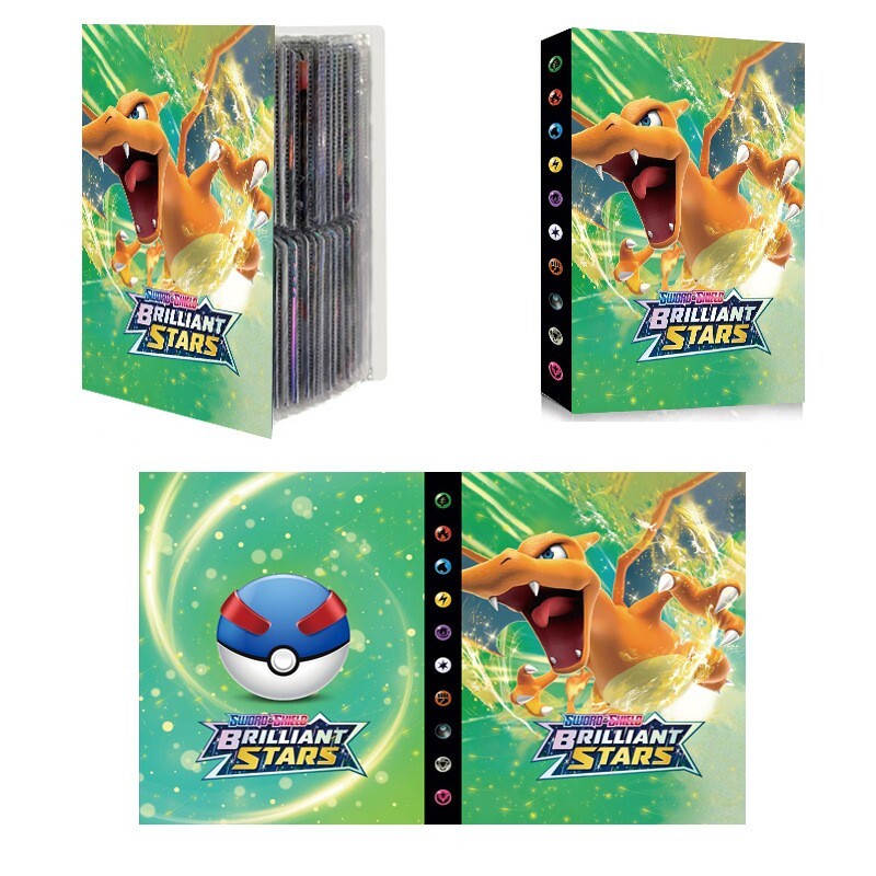 Kids Gift New Pokemon Theme Trading Card Album Folder Binder 240 Pocket ...