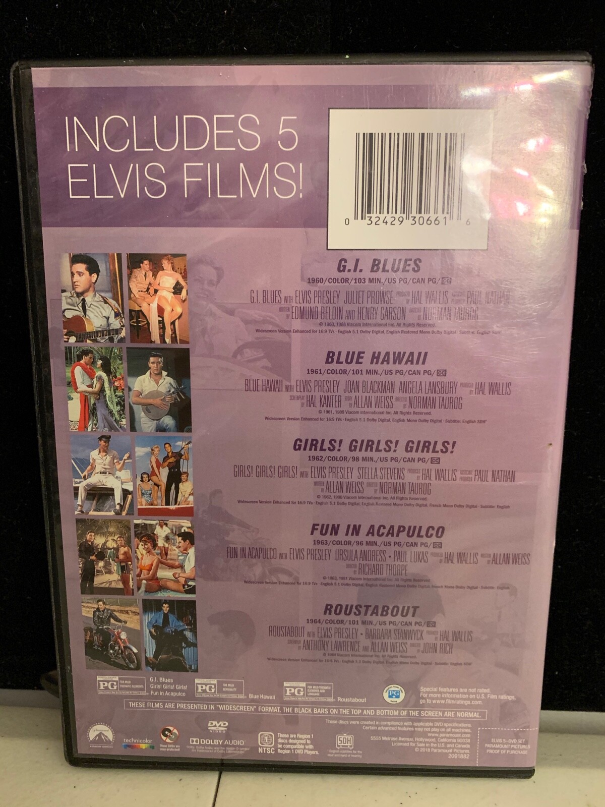 Elvis Presley: 5 Films [Used DVD] Boxed Set - 5 Dvds Music The KING | eBay