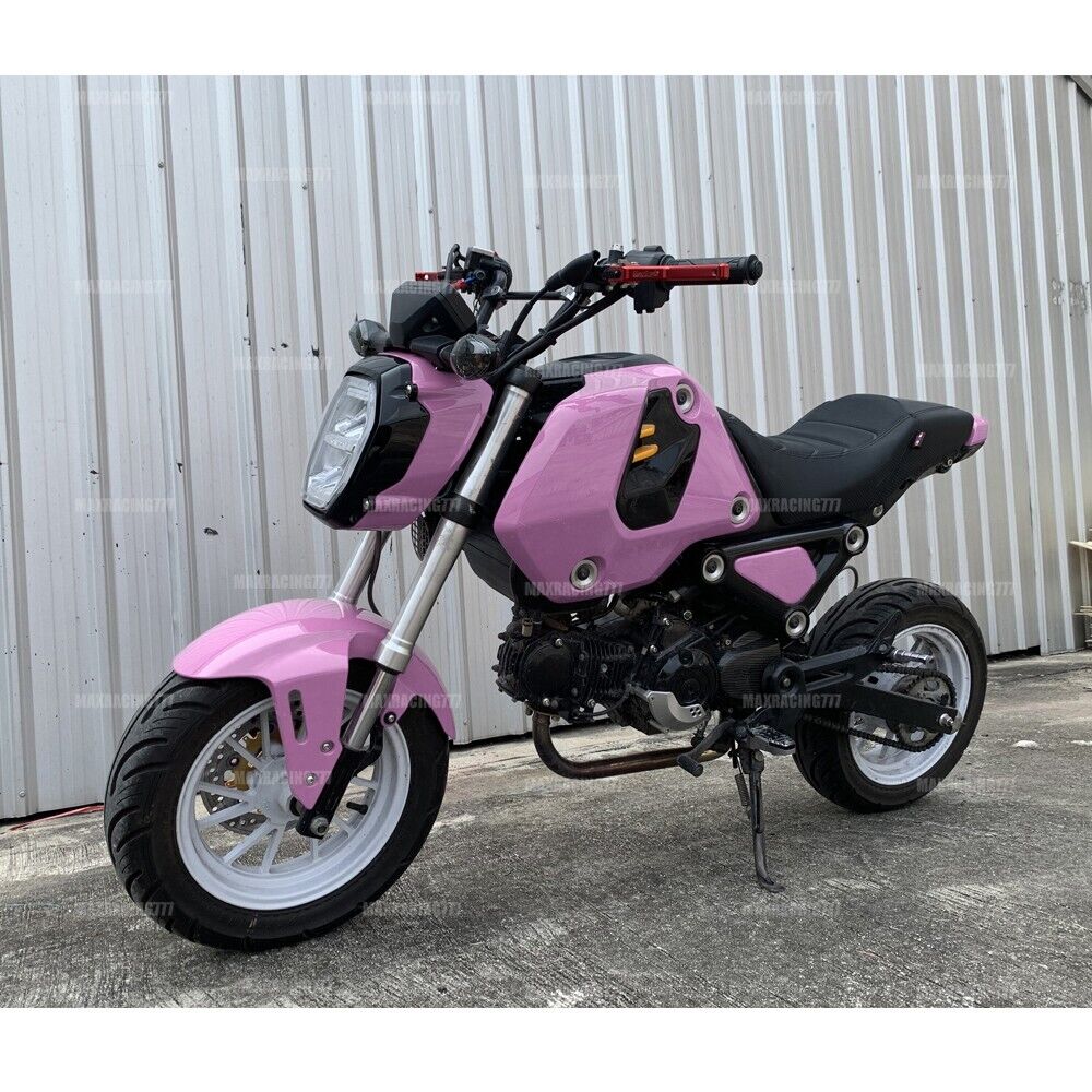 PASTEL PINK FULL PLASTIC PANEL FAIRING BELLY PAN FRAME FOR HONDA GROM ...