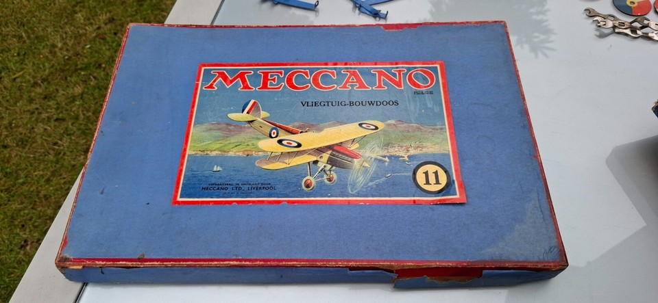 Old Meccano Constructor Airplane collection set vintage 1930's toy ...