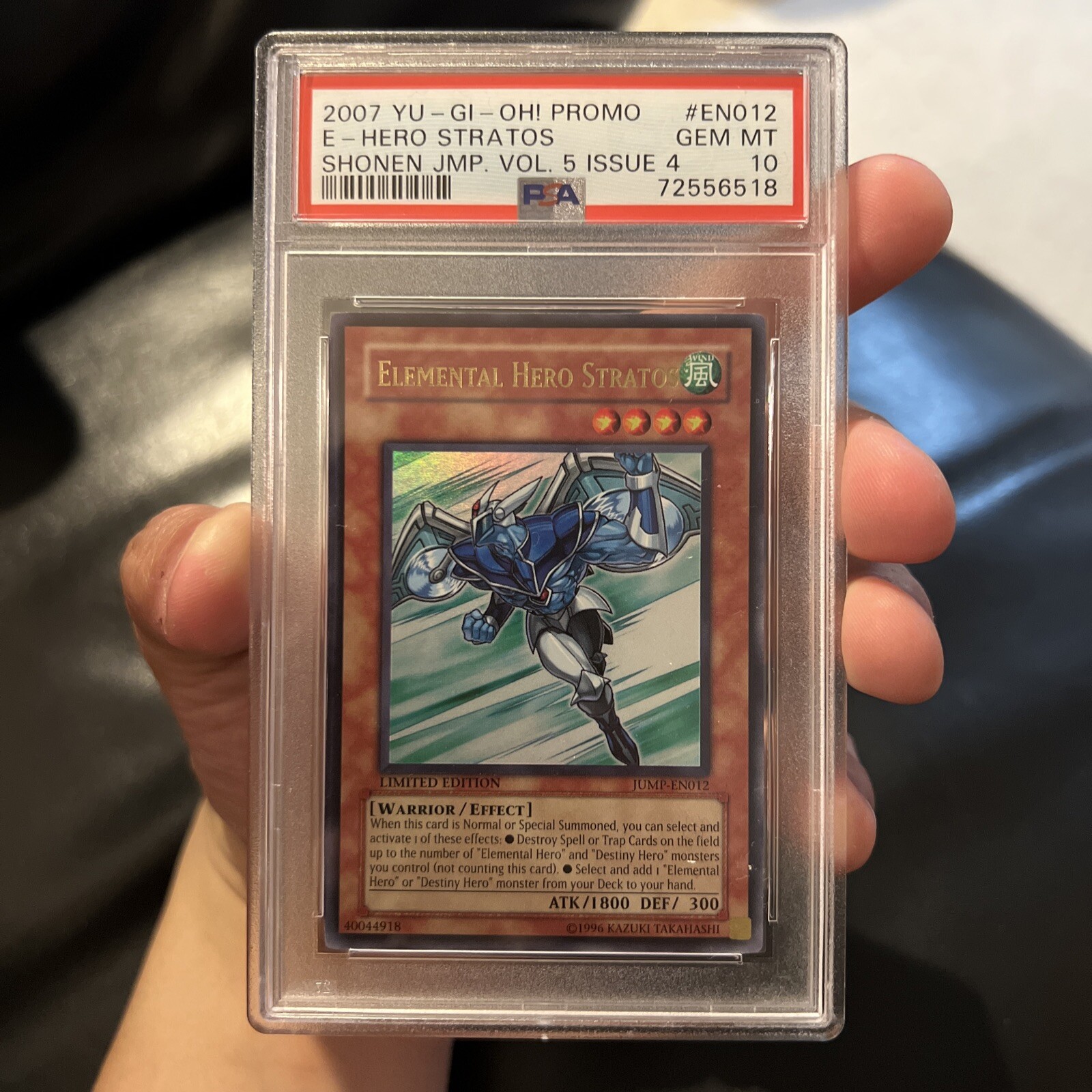 Yu-Gi-Oh! TCG Elemental Hero Stratos Shonen JUMP Promo JUMP-En012 ...