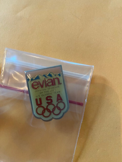 2024 PARIS OLYMPIC PINS BADGES TRADERS 4 EVIAN WATER SPONSOR | eBay