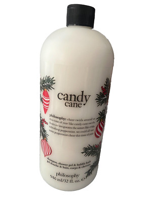 PHILOSOPHY CANDY CANE SHAMPOO,SHOWER GEL &BUBBLE BATH 32 FLOZ SEALED | eBay