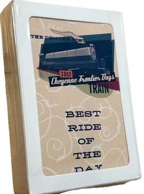 Cheyenne Frontier Days Trains Promotional Poker Playing Cards 2002 ...