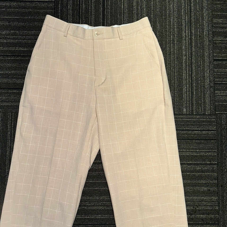 Vintage Stacy Adams mens dress pants Ivory strip diego SZ 32 30 | eBay