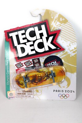 Tech Deck Paris Olympics 2024 Plan B Skateboard Joslin Spaced Gold ...