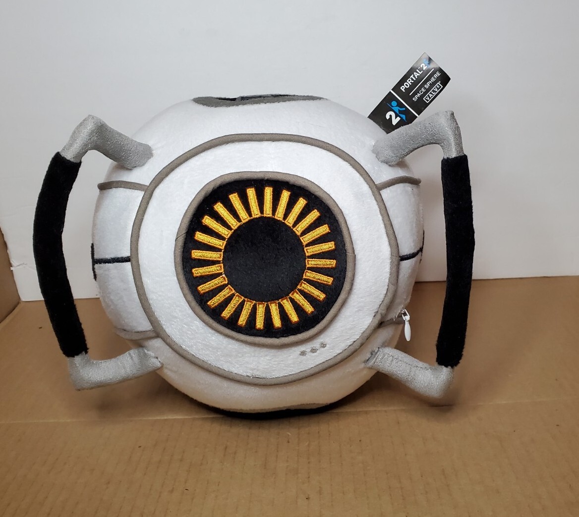 Portal 2 Wheatley Space Sphere Electronic Talking 9" Stuffed Plush - NO ...