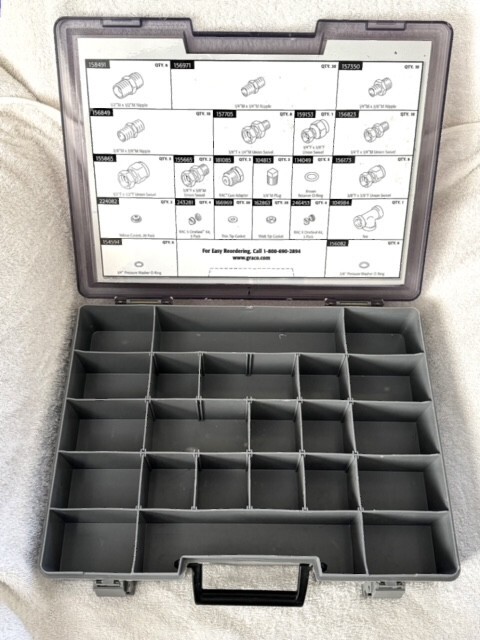 GRACO Storage Case Tool Box for Airless Spray Parts + 1 Free Graco ...
