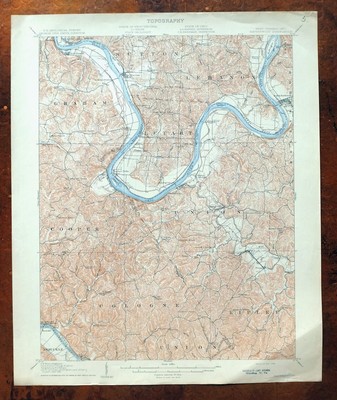 Reproductions - 1908 Topo Map