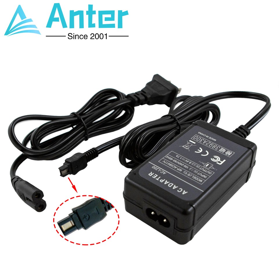 AC Adapter Charger & US Power Cord for SONY Handycam DCR-SR68 SR88 HDR ...