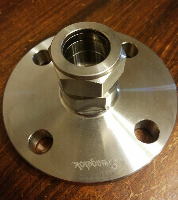 1-1/2" 150 Flange x 1" Tube ANSI Flange Adapter 316ss Swagelok SS-1610 ...