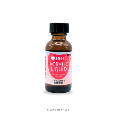 Sassi Acrylic Nail Liquid 1 oz #50700 | Professional Use Only | FREE ...