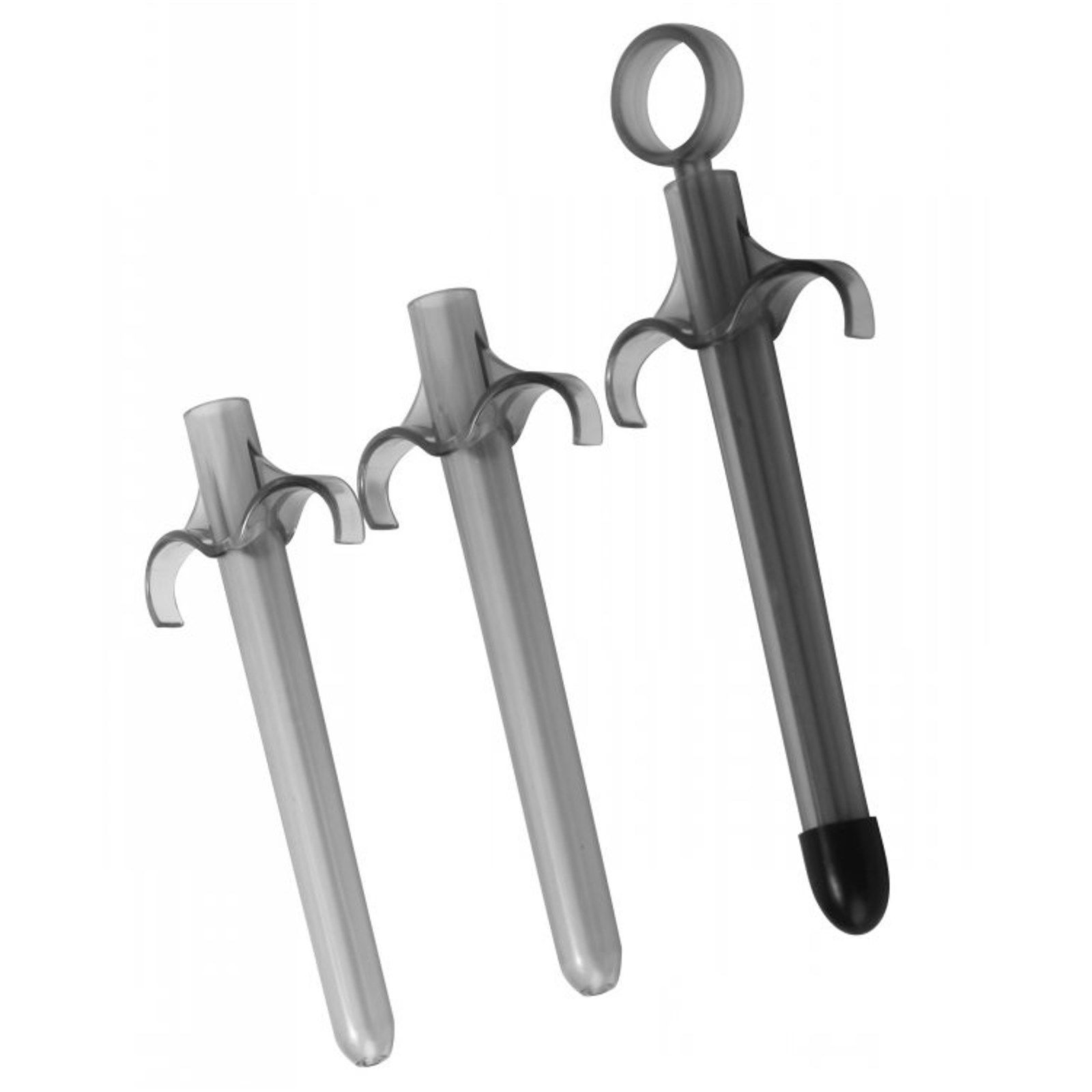 Lubricant Launcher Grey 3 Pack - Anal Lube Applicator Injector Shooter ...