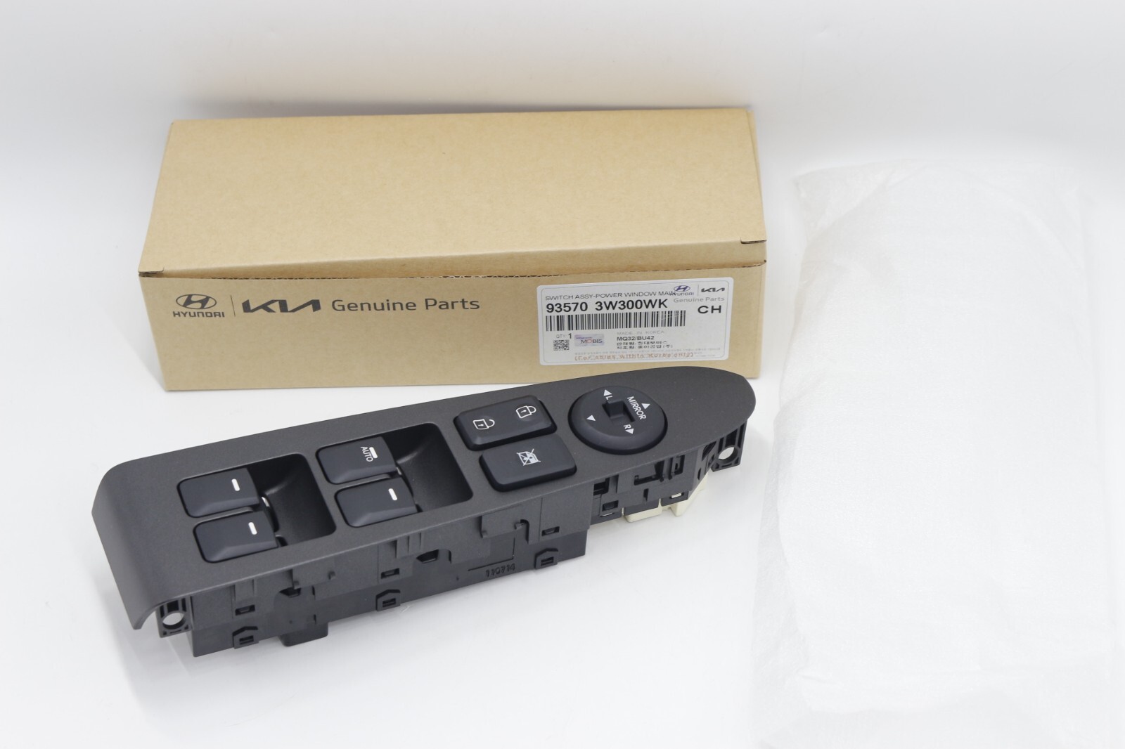 Genuine 935703W300WK Power Window Main Switch 1ea for Kia Sportage 2011 ...