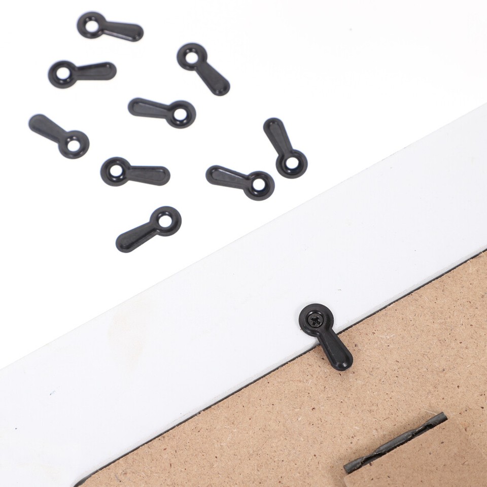 100 Pcs Picture Frame Turn Button Fasteners Photo Hardware Clip | eBay