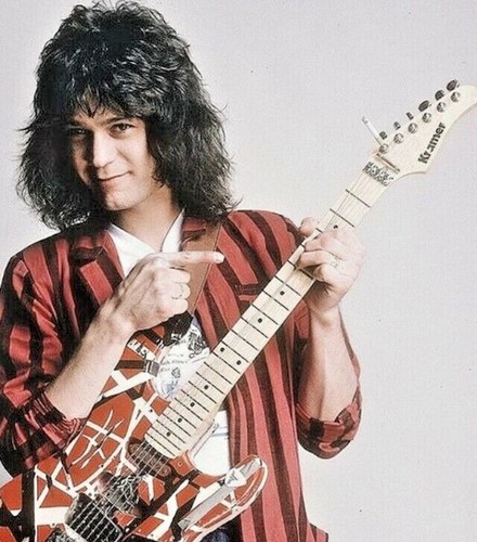 KRAMER Guitar Beak Neck Sticker EVH Frankenstrat Jump 83 US Eddie Van ...