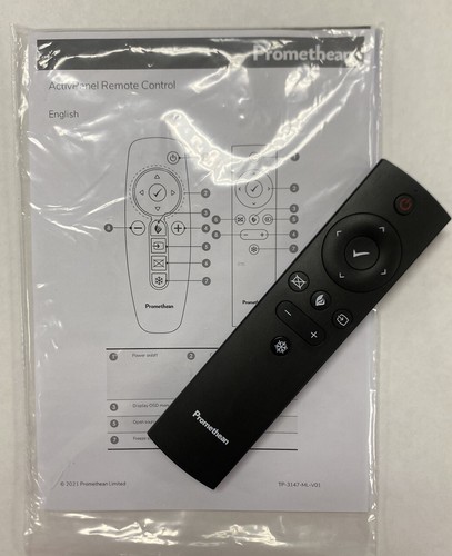 PROMETHEAN Board REMOTE CONTROL Wireless BLUETOOTH SOUNDBAR GENUINE ...
