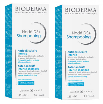 Bioderma Anti-Dandruff Intense Shampoo Node DS Plus Anti-Itching 125 ml ...