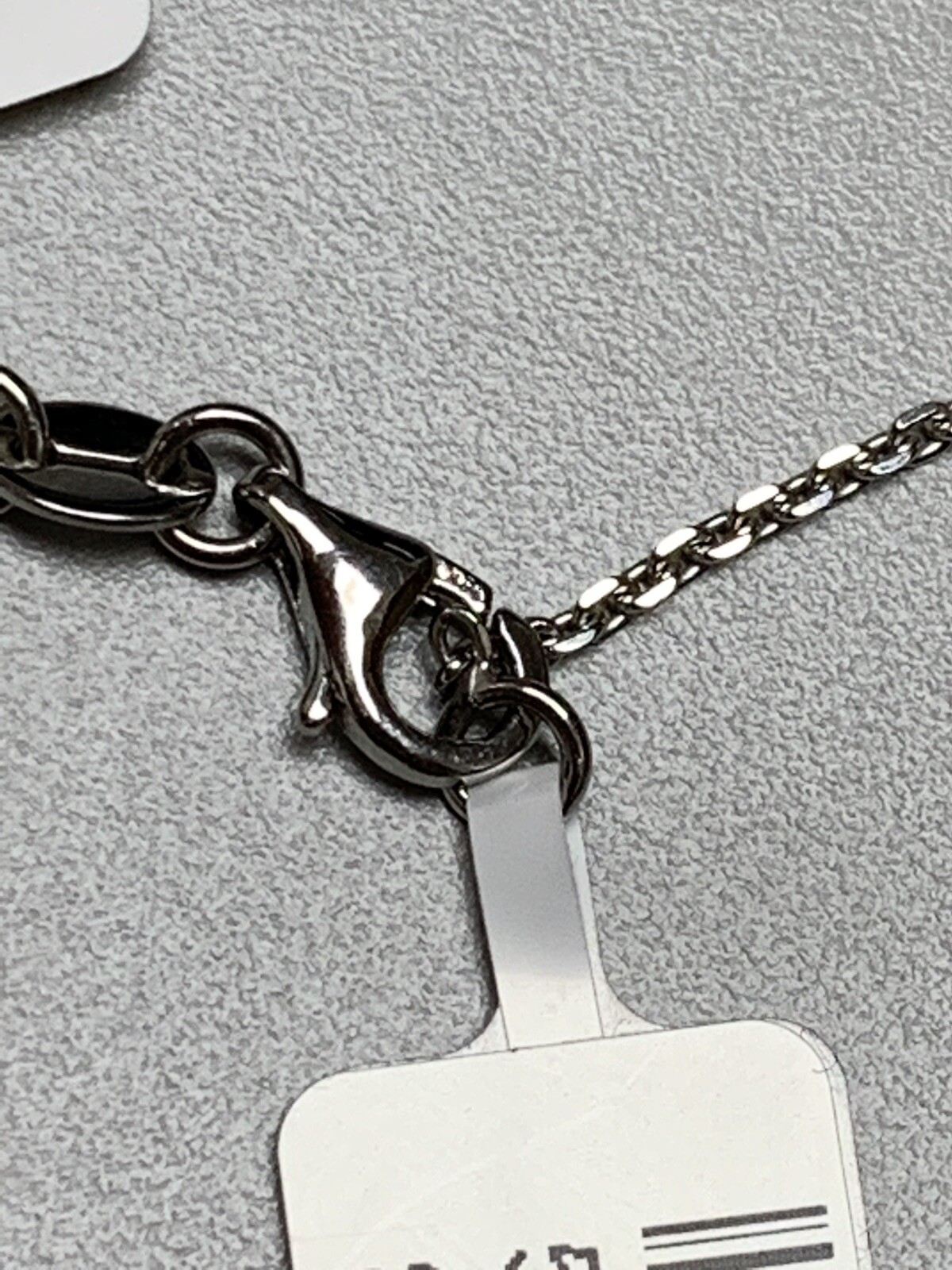 Ladies 18K white Gold Diamond Cross Pendant, 14K WG 18 Inch Chain | eBay