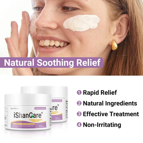 Urticaria Cream, Fast Acting Relief of Hives, Allergic Rashes, Itchy ...