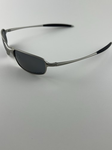 Oakley Square Wire 2.0 Silver Black Iridium Polarized Spring Hinges 05 ...
