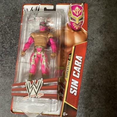 Mattel 2013 WWF WWE Sin Cara Wrestling 6.5" Figure Series 34 Pink Lucha ...