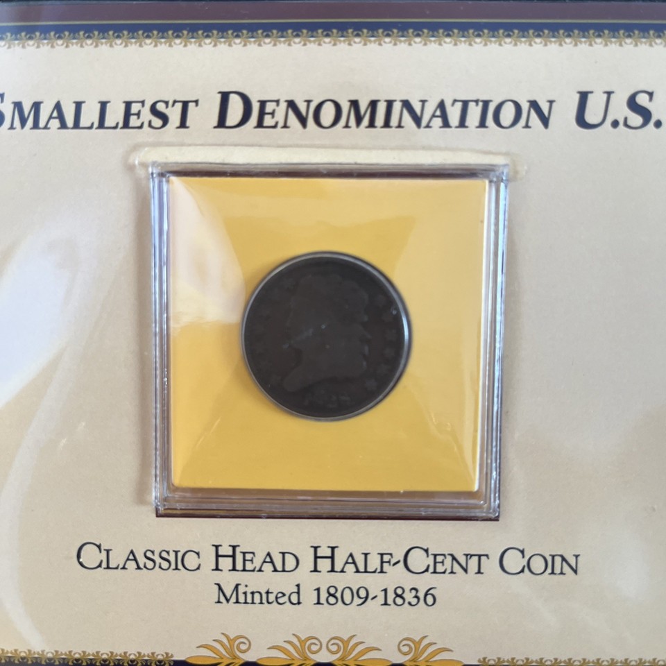 The Smallest Denomination U.S. Coin By The Postal Commemorative Society ...