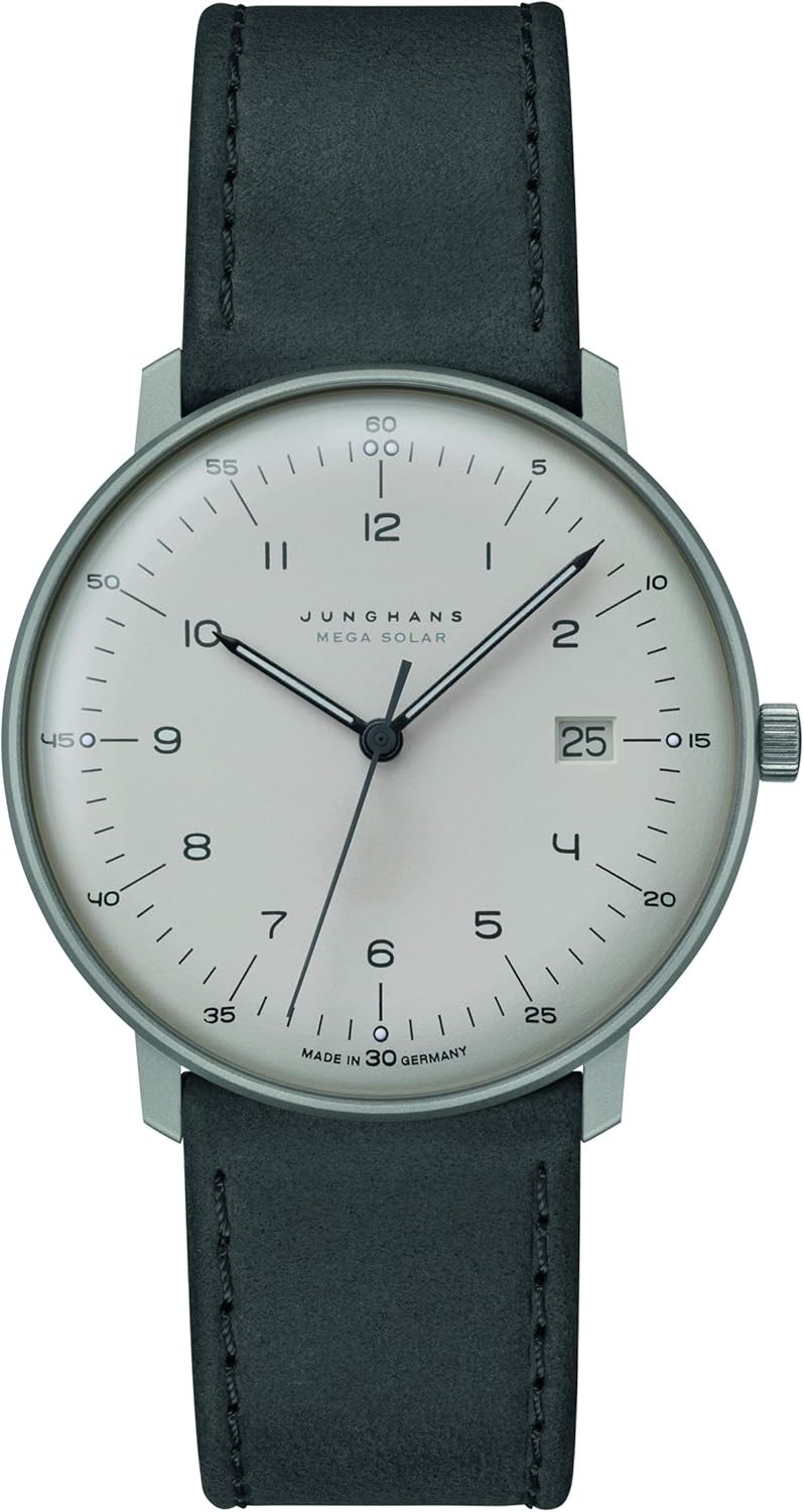 Junghans Wristwatch Max Bill Mega Solar Radio Solar Sapphire 059 2023 02 | eBay