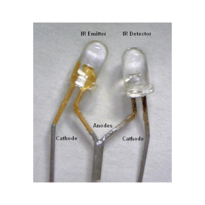 8ea ( Matched Pair ) Infrared LED Photo Emitter & IR Photo Detector ...