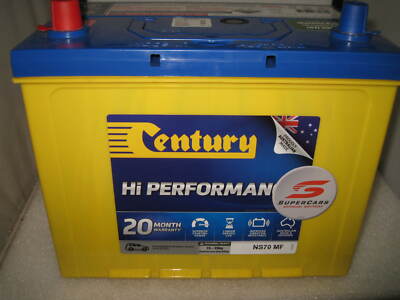 CENTURY NS70 OR NS70L MF HI PERFORMANCE 660CCA STARTING BATTERY PICK UP ...
