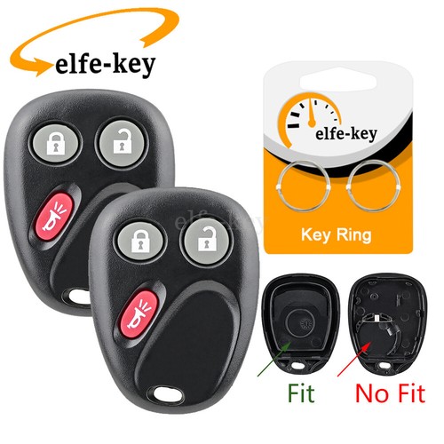 2 For 2003 2004 2005 2006 2007 Hummer H2 Saturn Vue Key Fob Case Shell ...