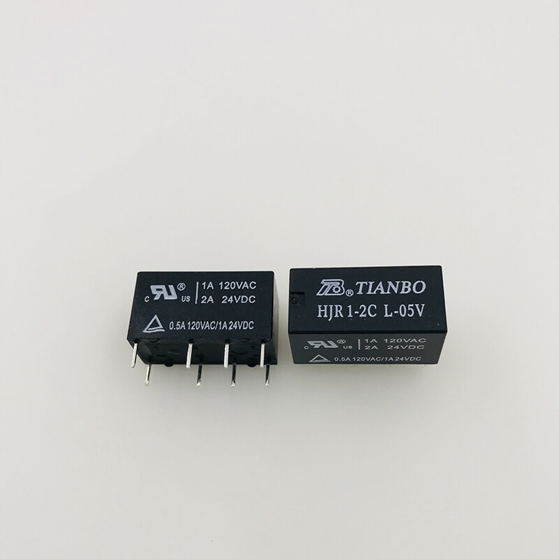 1pc TIANBO HJR 1-2C L-05V Poewr Relay 5VDC 8Pin 1A 120VAC | eBay