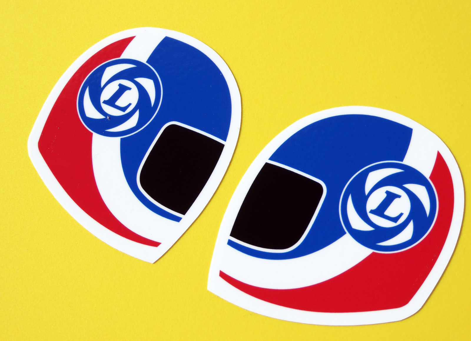 LEYLAND 'BL' HELMET RETRO STICKER DECAL SET Classic Car Rally Race x4 ...
