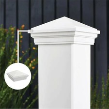 Trex Gravel Path Pyramid Post Cap for 4x4 Sleeve Gray Grey for sale ...