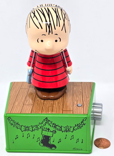 HALLMARK Keepsake 2017 PEANUTS LINUS CHRISTMAS DANCE PARTY Music Motion ...
