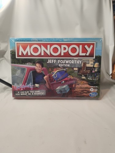 Monopoly Jeff Foxworthy Edition Board Game Redneck 2020 New! Factory ...