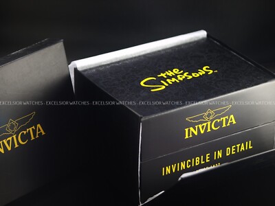 New Invicta One Slot Limited Ed. Black The Simpsons Watch Box | eBay