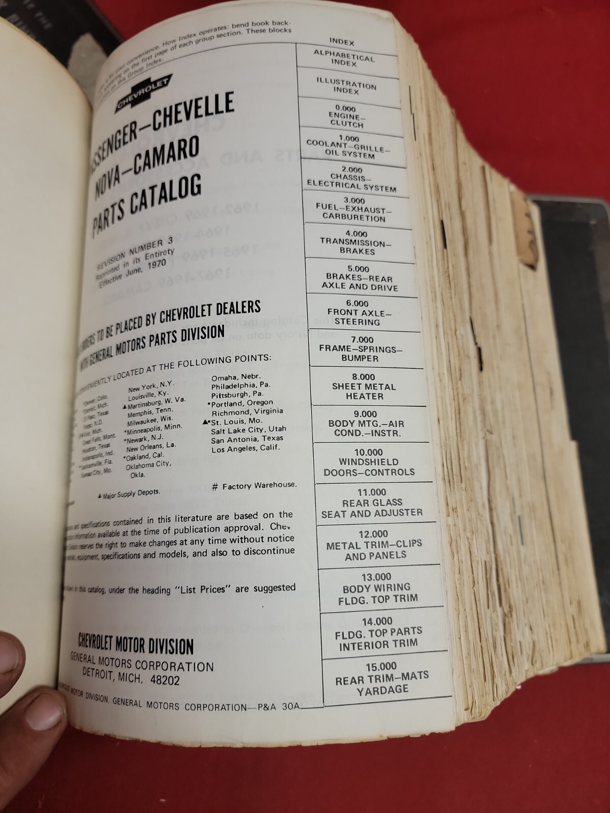 GM DEALER CHEVROLET MASTER PARTS CATALOGS 60-70 CAMARO CHEVELLE ETC. | eBay