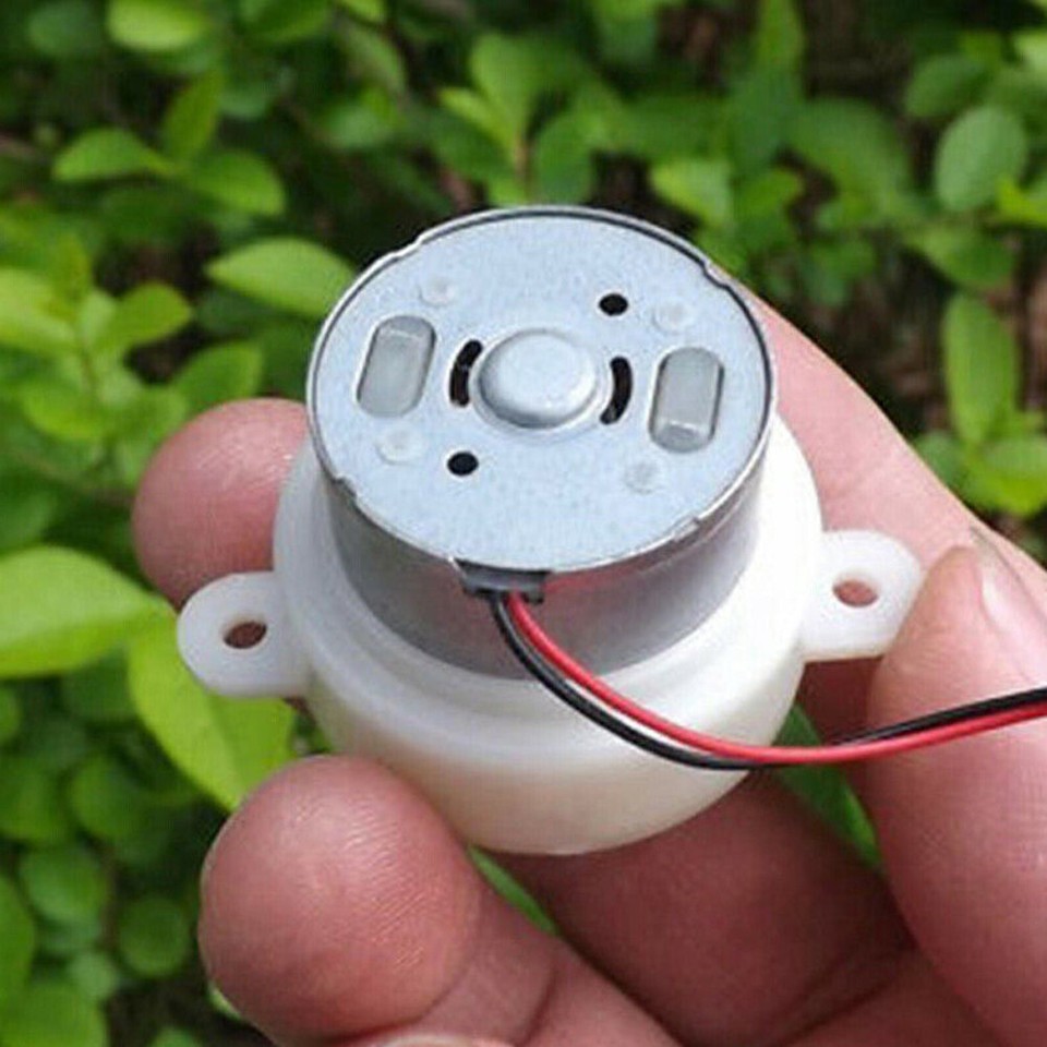 2 Pcs 3-9V Small DC Gearmotor Micro Low Slow speed Gear Motor Gearbox ...