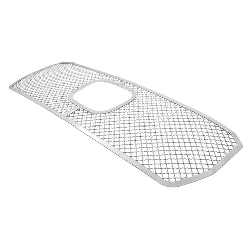 For 2021-2023 Honda Ridgeline Main Upper Stainless Chrome Mesh Grille ...