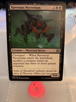 MTG Ravenous Necrotitan Phyrexia: All Will Be One 106/271 Regular ...