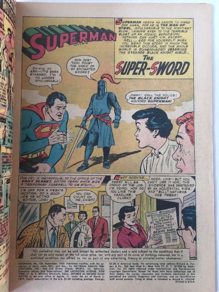 Superman #124 DC Comics Sep 1958 | eBay