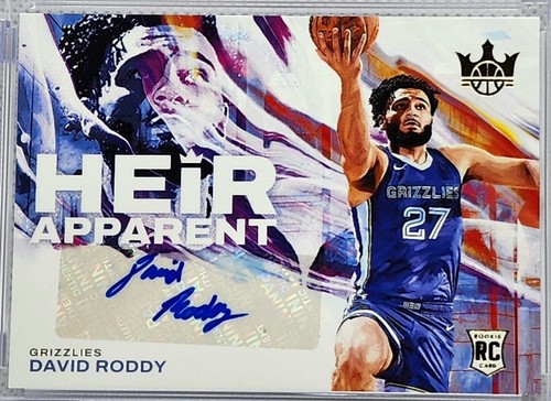 David Roddy 2022-23 Panini Court Kings Heir Apparent Rookie Auto /199 ...
